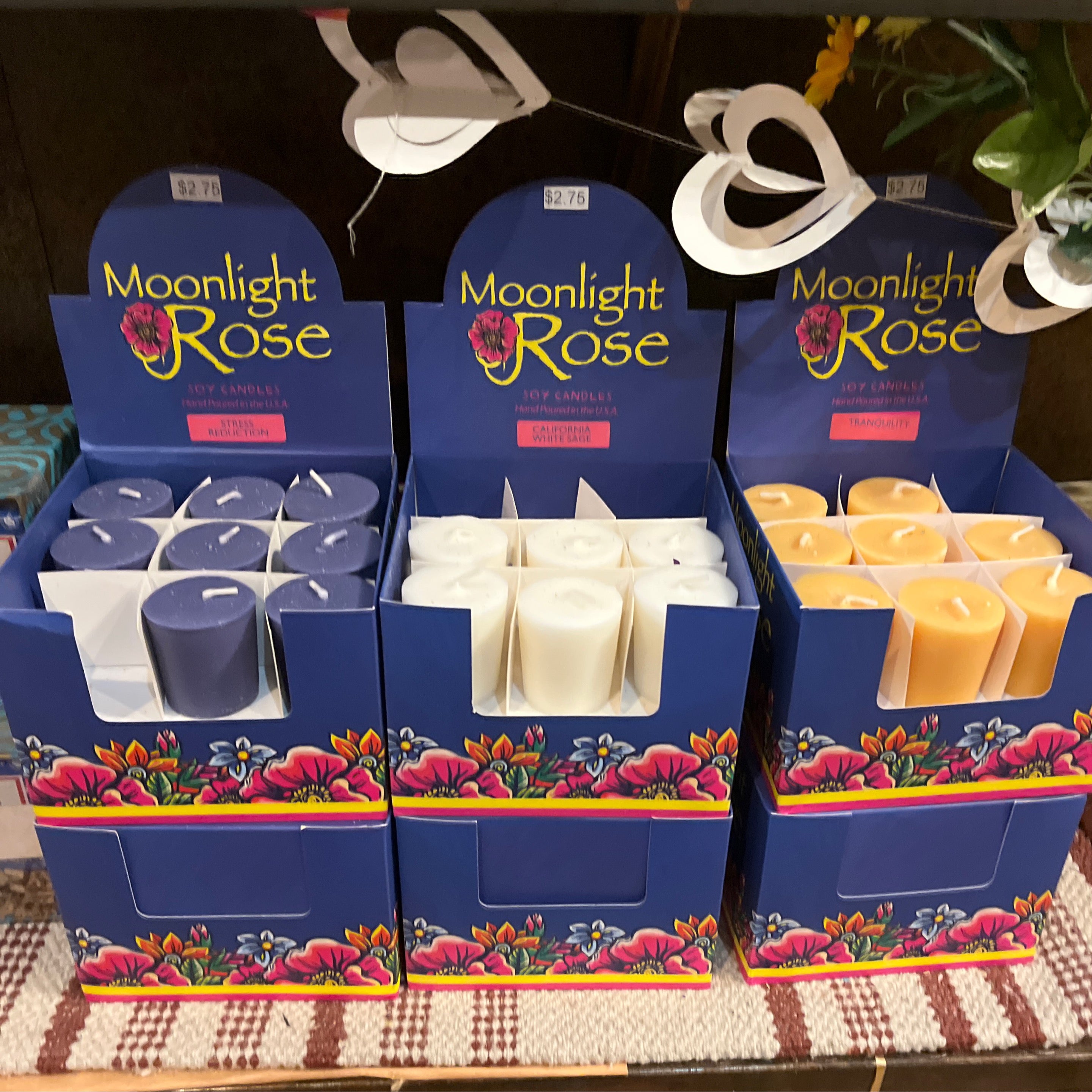 Moonlight Rose Soy Votive | The Rustic Candle Company in Tucson, AZ