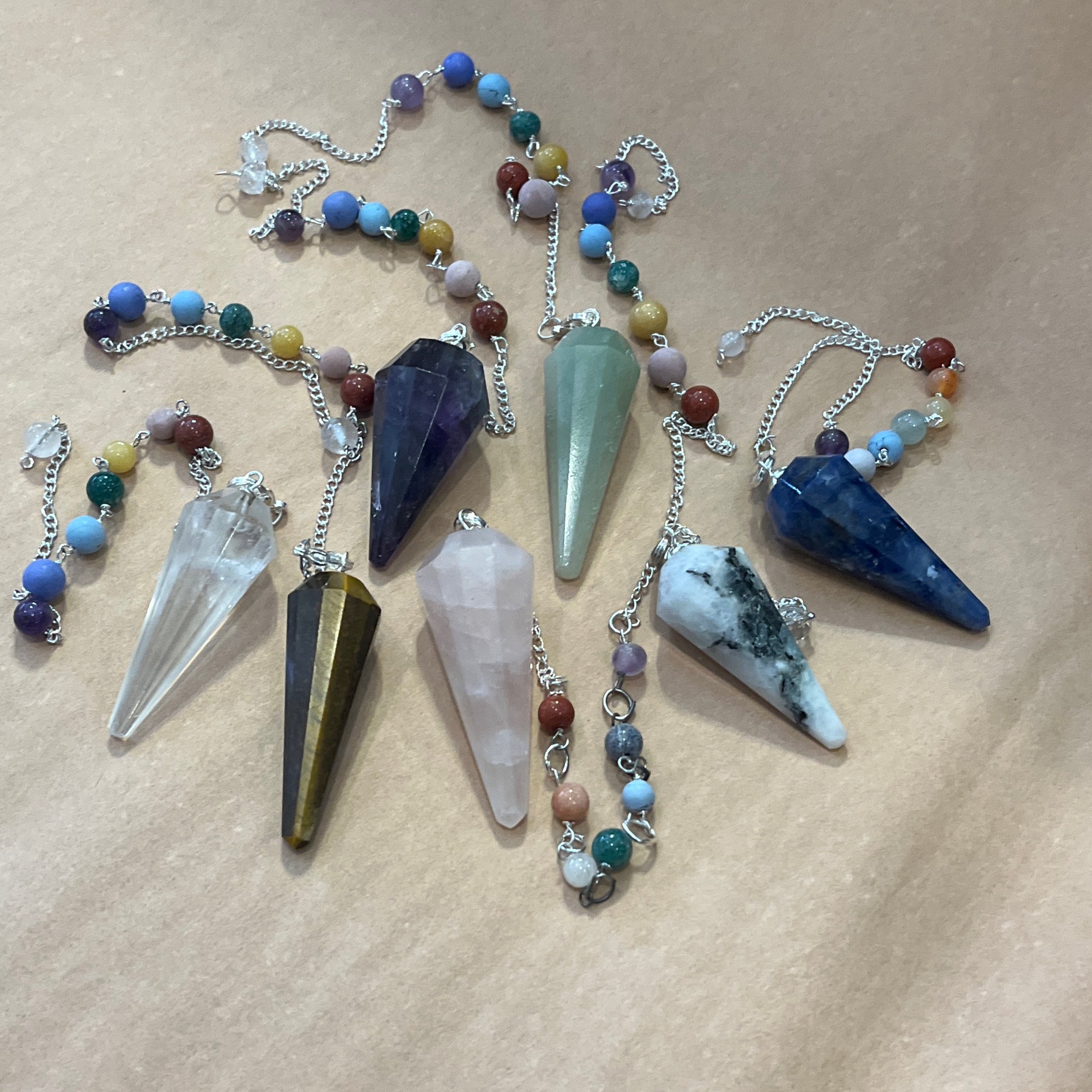 Chakra Bead Chain Pendulum | The Rustic Candle Company in Tucson, AZ