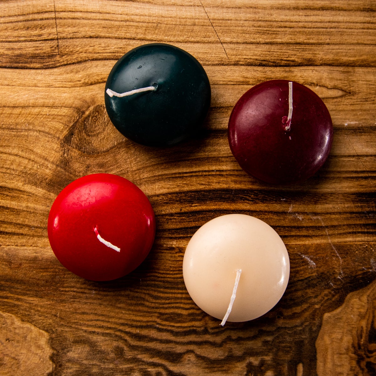 Floating Non Scented 3" Candles | The Rustic Candle Company in Tucson, AZ