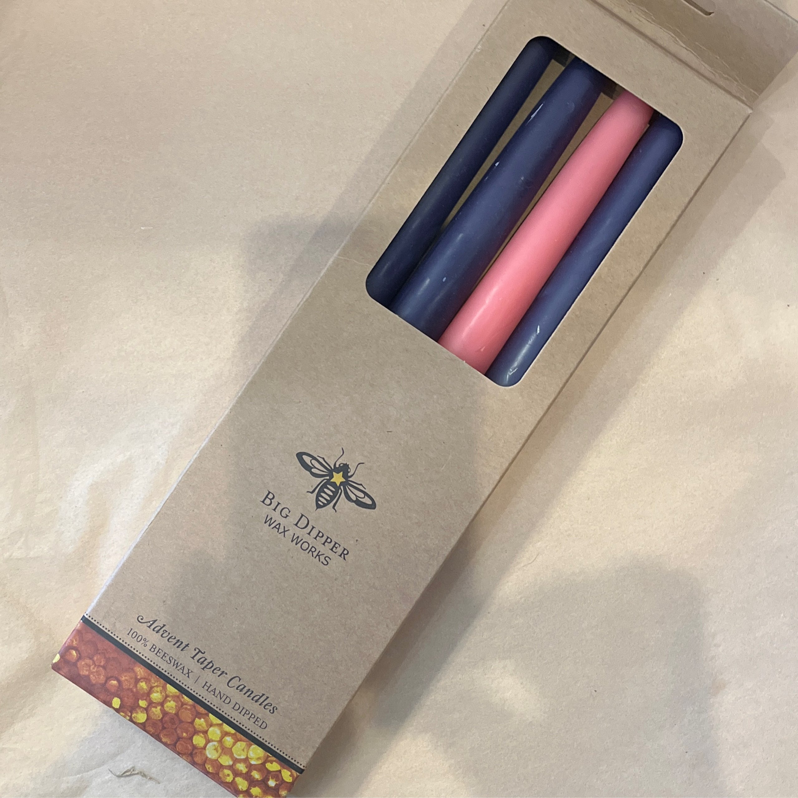 Big Dipper Advent Tapers 4 Pack | The Rustic Candle Company in Tucson, AZ