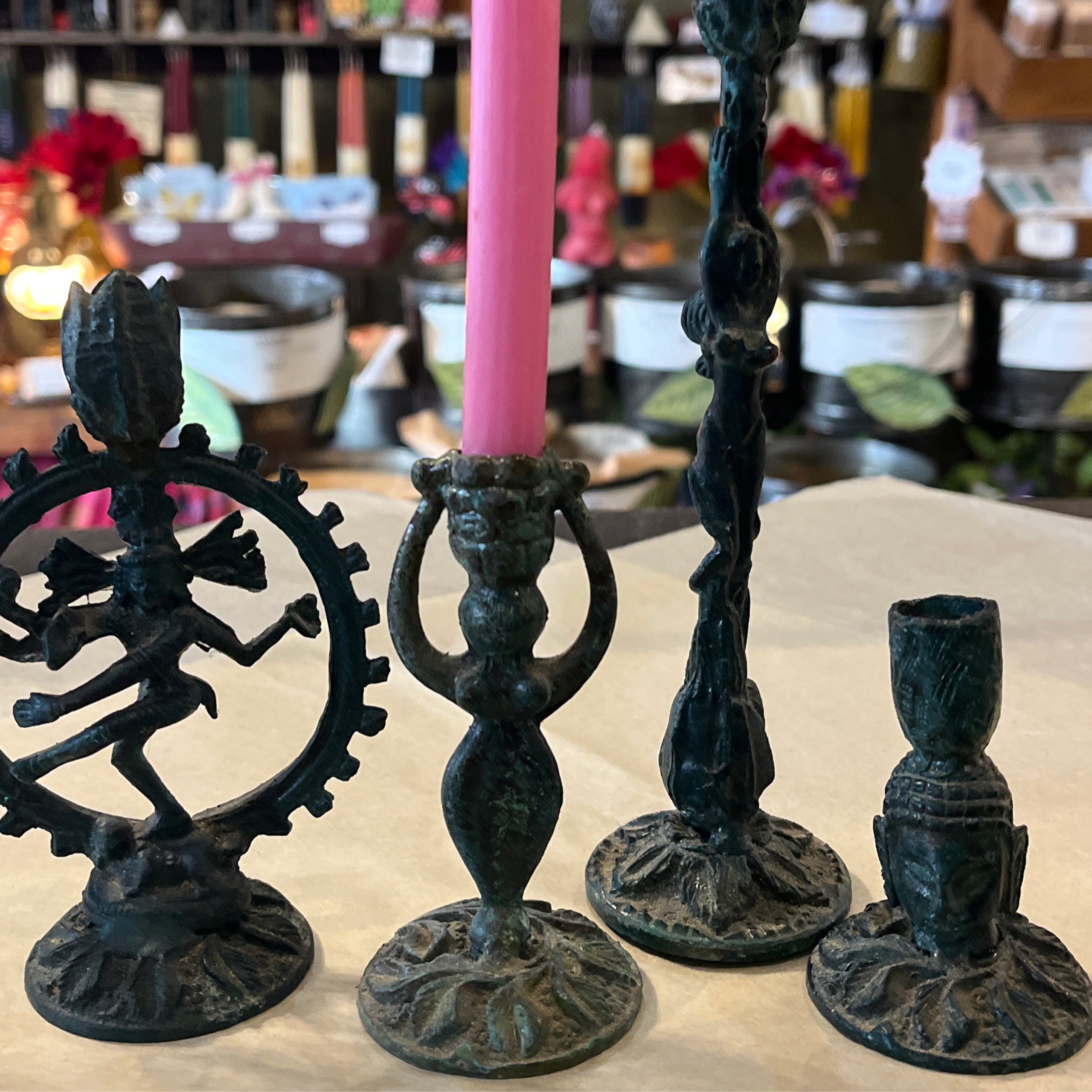 Metal Mood Candle Statue | The Rustic Candle Company in Tucson, AZ