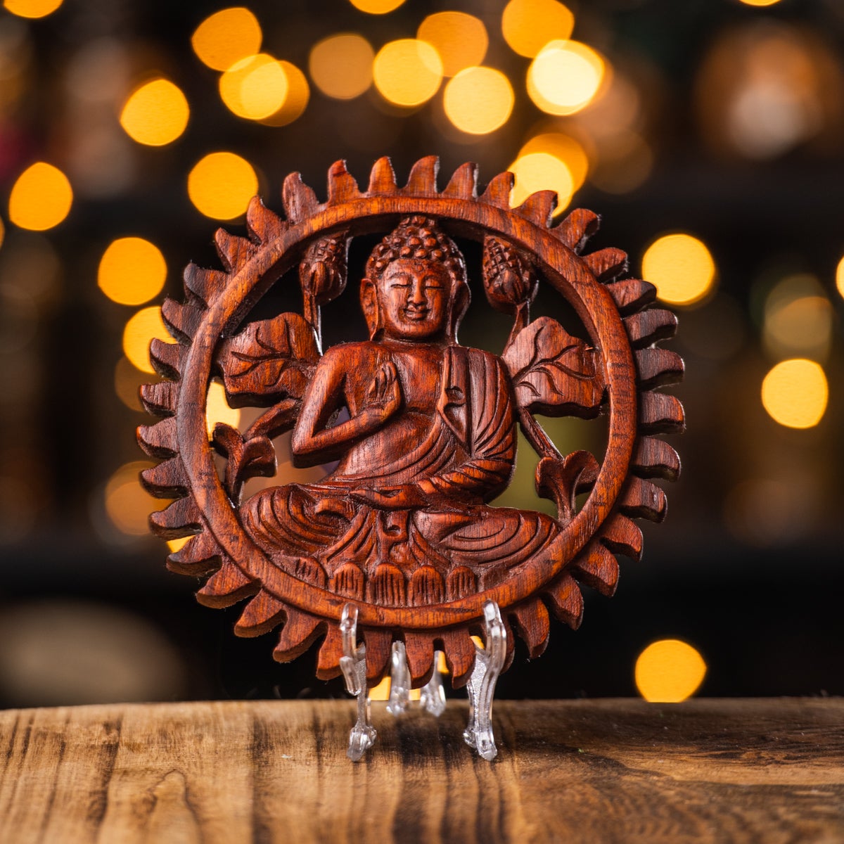 Small Wooden Mandala | The Rustic Candle Company in Tucson, AZ