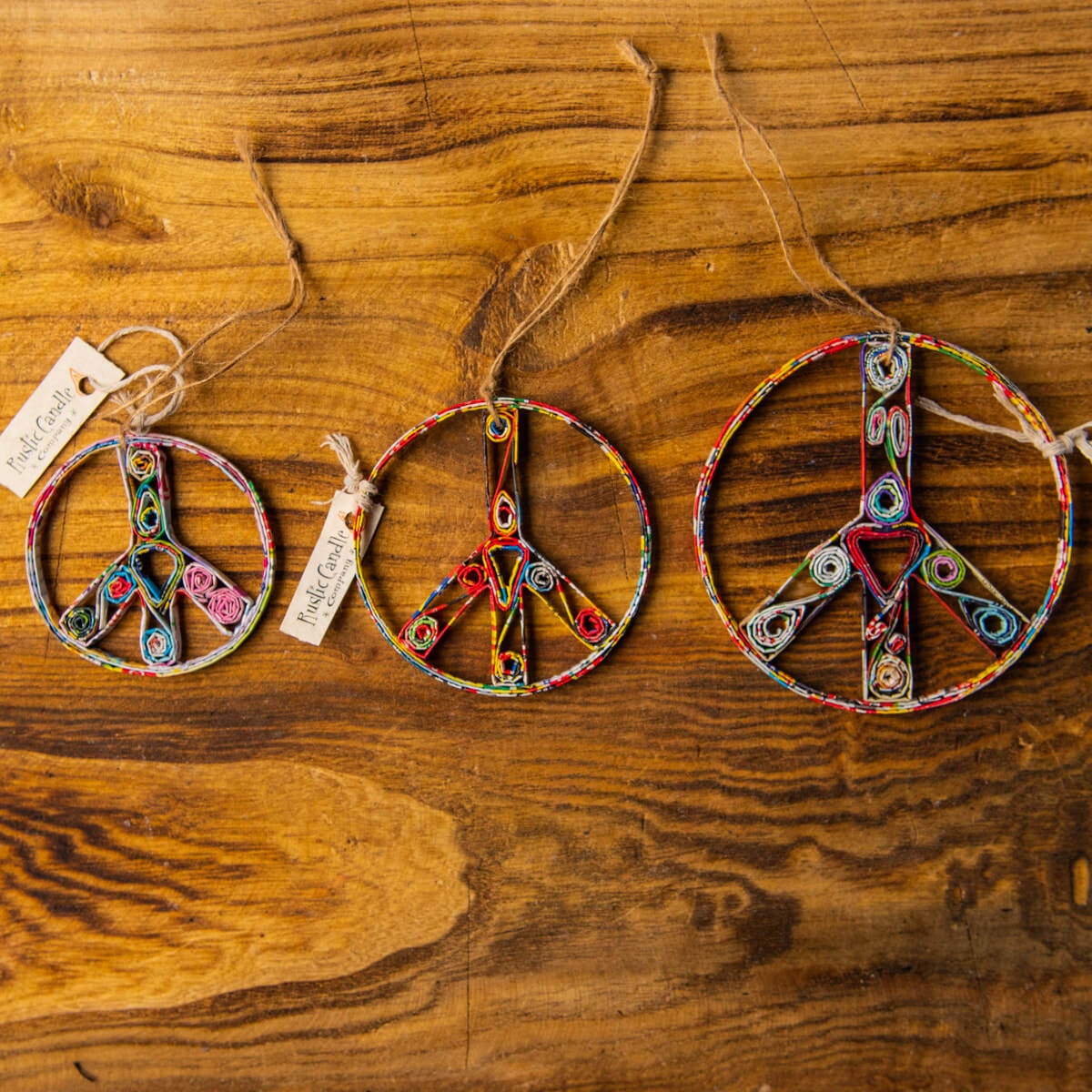 Recycled Paper Ornaments | The Rustic Candle Company in Tucson, AZ